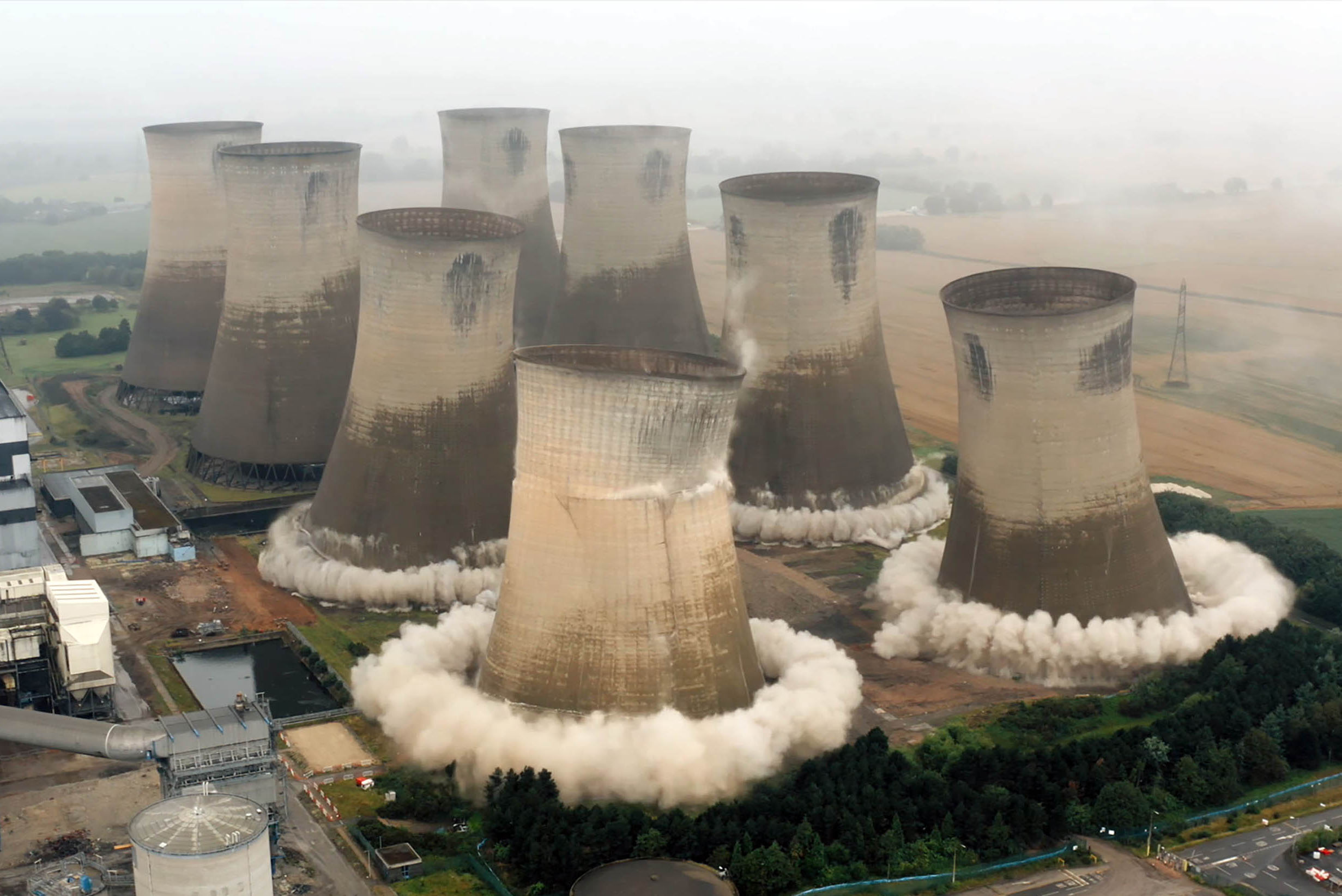 Successful Blowdown at Eggborough – DSM Demolition